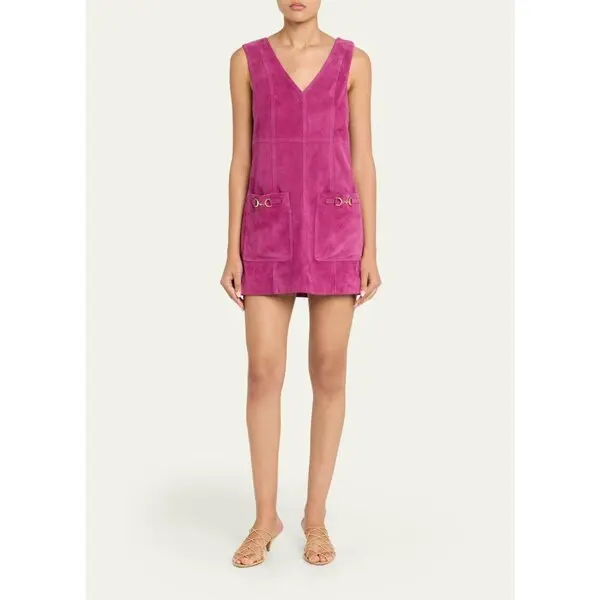 Ulla Johnson Sloane Suede Mini Dress