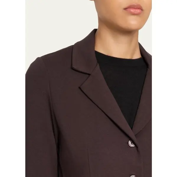 Majestic Filatures Single-breasted French Terry Blazer