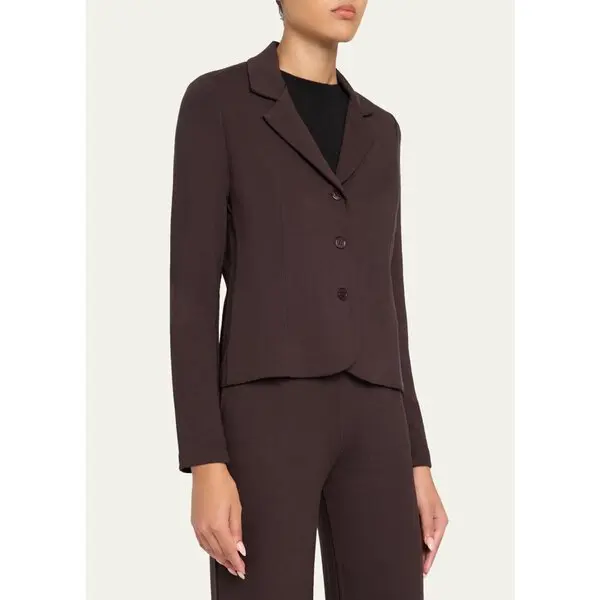 Majestic Filatures Single-breasted French Terry Blazer