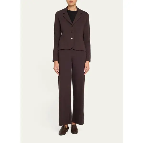 Majestic Filatures Single-breasted French Terry Blazer