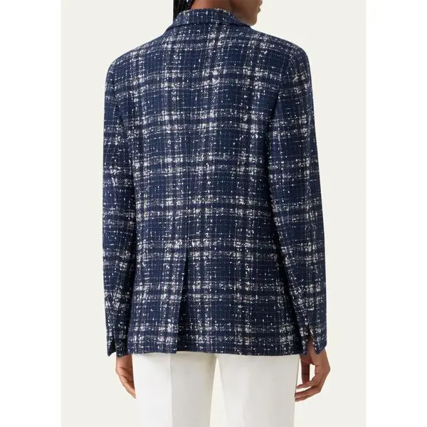 Akris Wool-viscose Tweed Kora Jacket