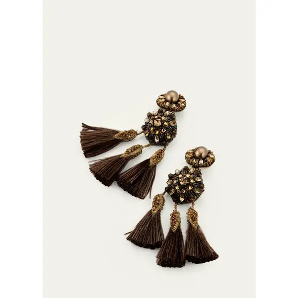 Ranjana Khan Phoenix Statet Earrings - Turquoise