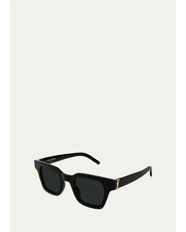 Saint Laurent Corner Angle 47mm Rectangular Sunglasses