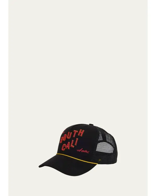 Amiri South Cali Trucker Hat - Black