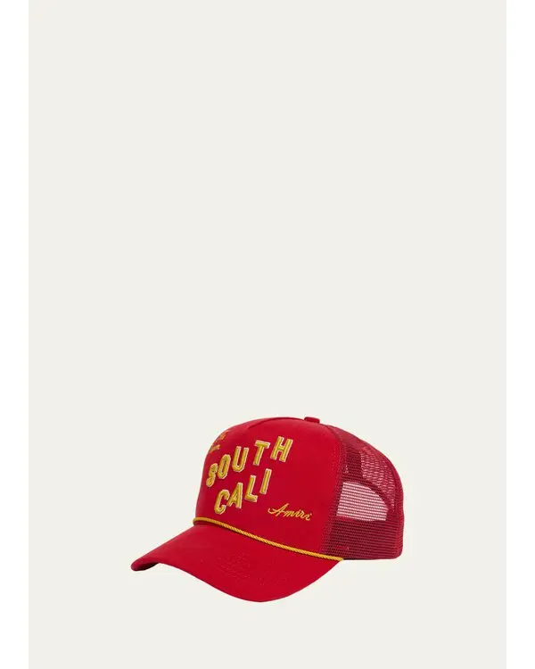 Amiri South Cali Trucker Hat - Ruby