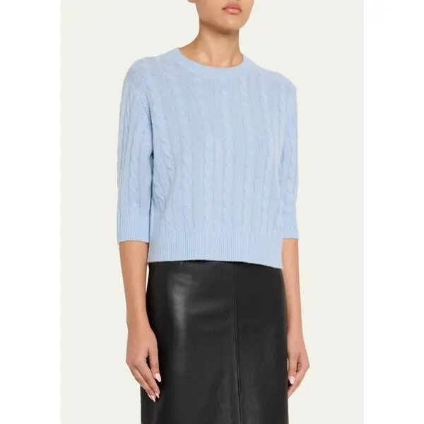 Marc Jacobs Open Back Bow Cable Sweater