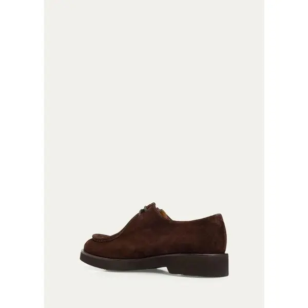 Church's Nelly Tweed And Suede Derby Shoes
