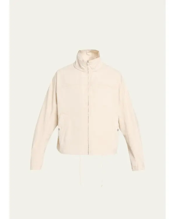 MORDECAI Cotton Drill Stand-collar Blouson Jacket