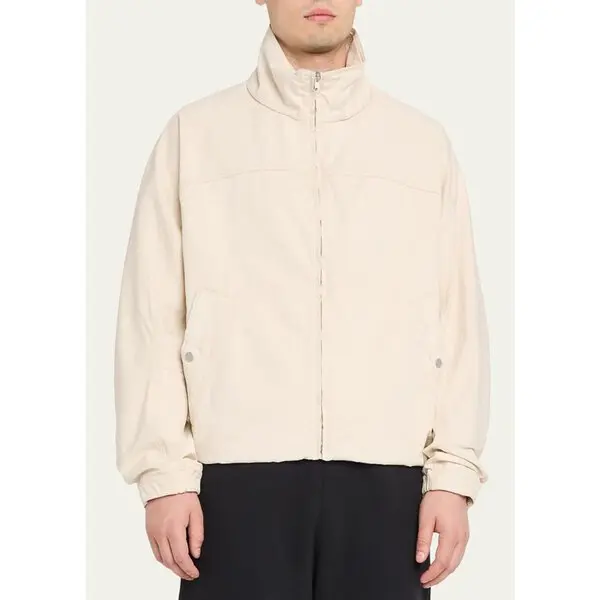 MORDECAI Cotton Drill Stand-collar Blouson Jacket