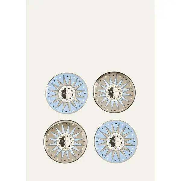 Jonathan Adler Soleil Coasters, Set Of 4