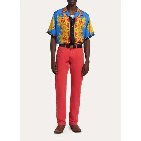 Versace Five-pocket Straight Jeans