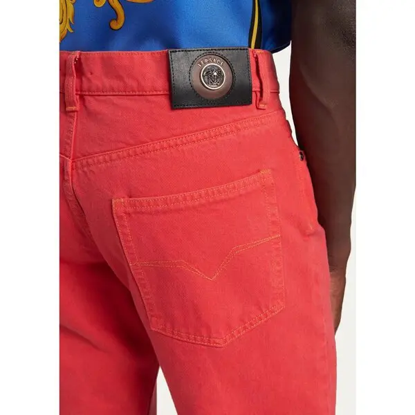 Versace Five-pocket Straight Jeans