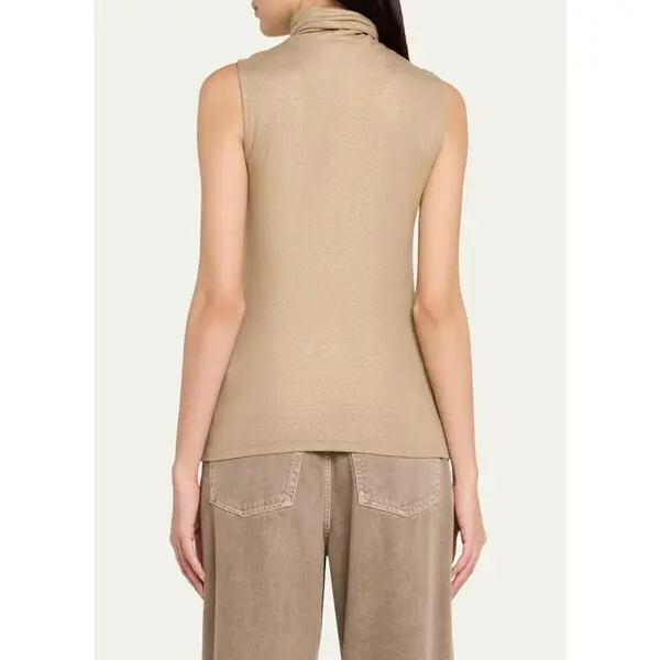 Majestic Filatures Soft Touch Shimmer Turtleneck Tank