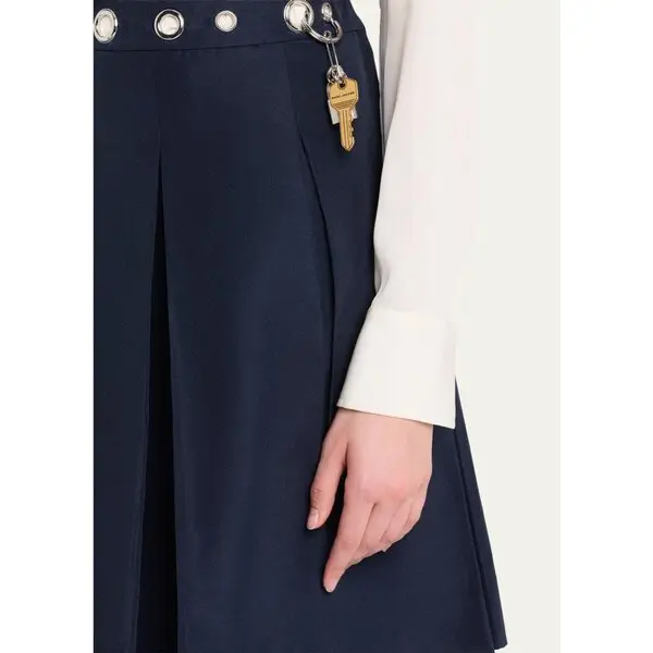 Marc Jacobs Safety Pin Pleated Skirt