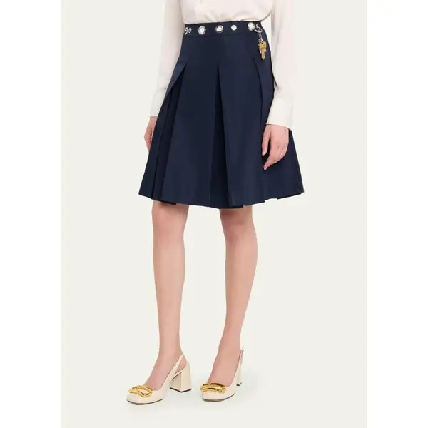 Marc Jacobs Safety Pin Pleated Skirt