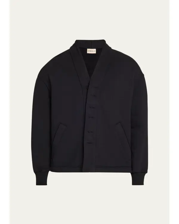 MORDECAI Cotton Fleece Cardigan