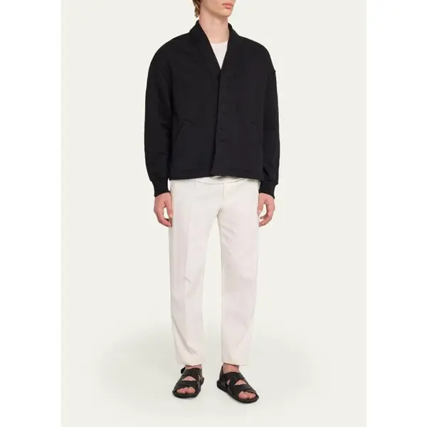 MORDECAI Cotton Fleece Cardigan