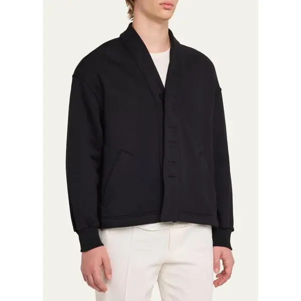 MORDECAI Cotton Fleece Cardigan