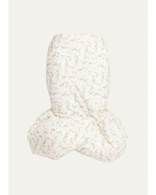 Marc Jacobs Floral Print Padded Bubble Hem Skirt