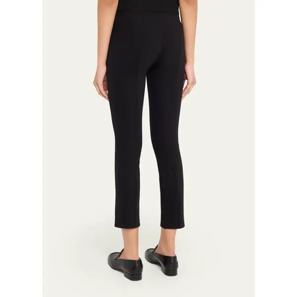 THE ROW Thilde Skinny-leg Crop Split-hem Pants