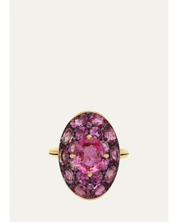 Vram 18k Pink Sapphire Ring