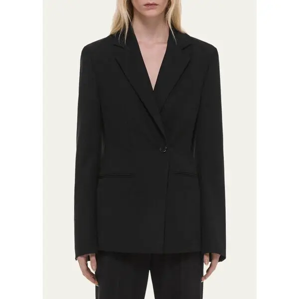 Helmut Lang Wool Gabardine Blazer
