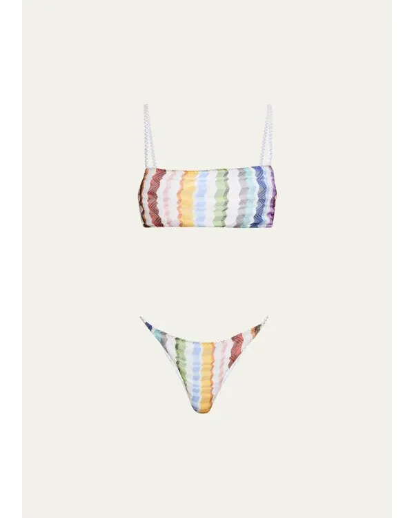 Missoni Zig Zag Two-piece Swimsuit - Smsp1-mult