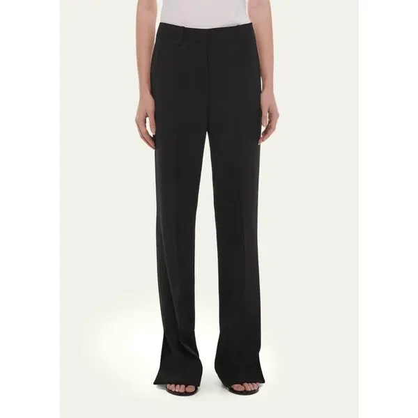 Helmut Lang Vented Wool Bootcut Pants