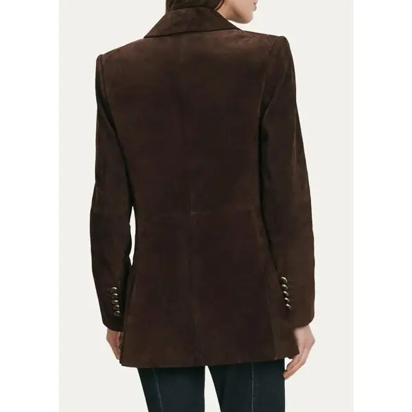 Veronica Beard Maci Suede Dickey Jacket