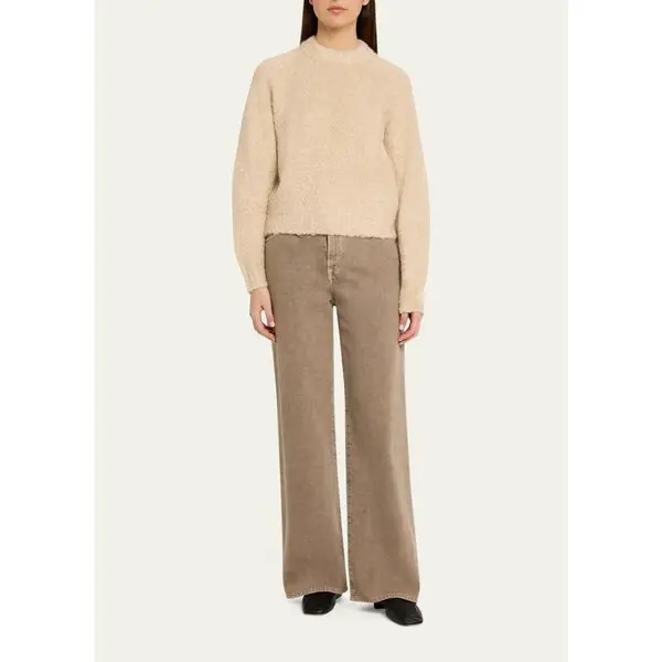 6397 Mock-neck Wool-blend Sweater