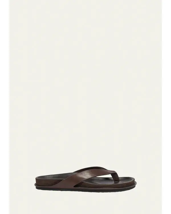 Jacquemus Les Tatanes Leather Thong Sandals