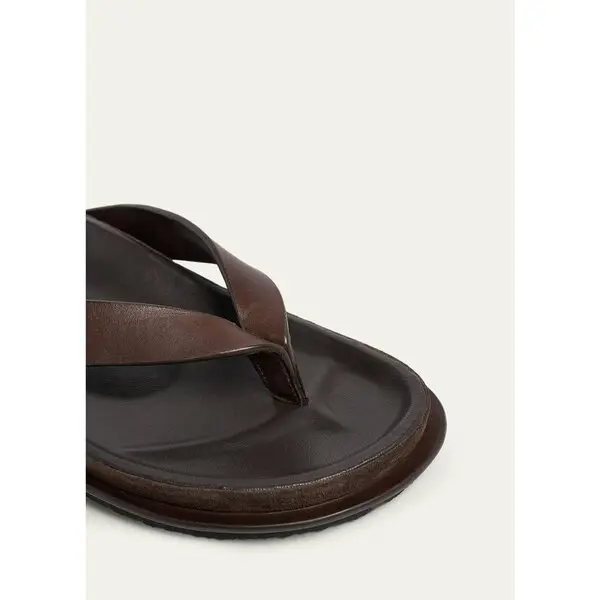 Jacquemus Les Tatanes Leather Thong Sandals