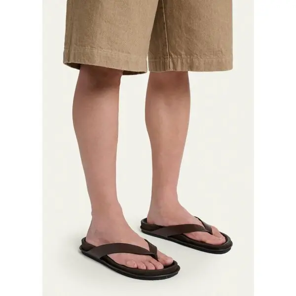 Jacquemus Les Tatanes Leather Thong Sandals