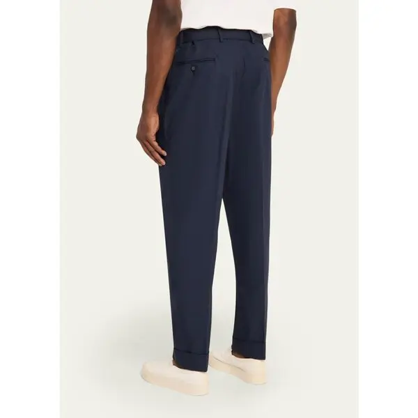 Officine Générale Hugo Cotton Poplin Tailored Pants