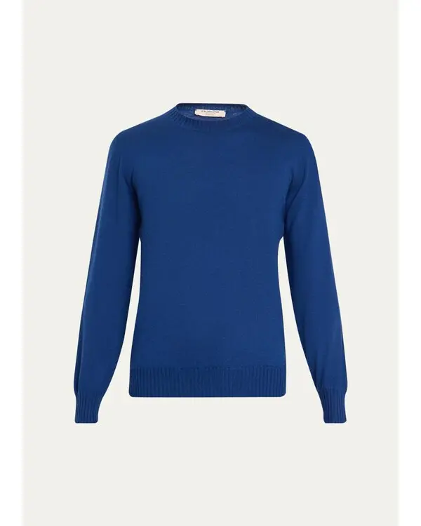 Fioroni Cashmere Crewneck Sweater - Navy