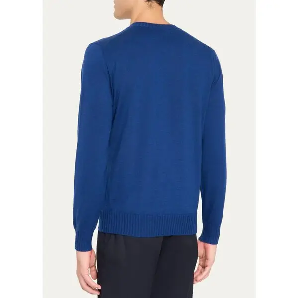 Fioroni Cashmere Crewneck Sweater - Navy