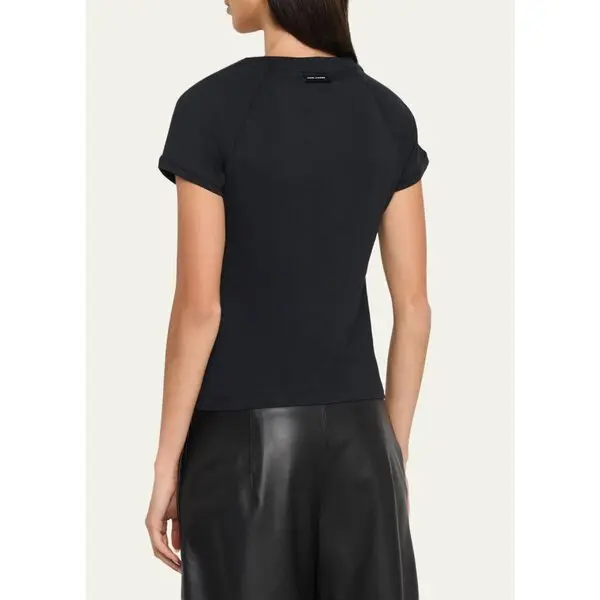 Marc Jacobs Marc Kiss Logo Shrunken T-shirt
