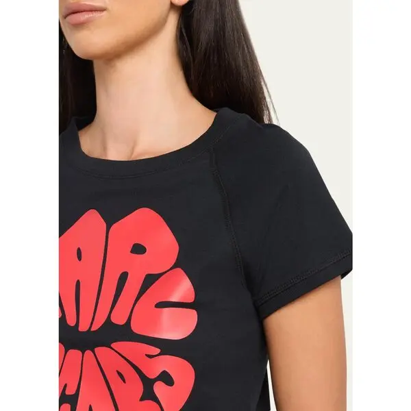 Marc Jacobs Marc Kiss Logo Shrunken T-shirt