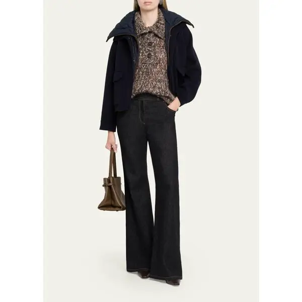 Brunello Cucinelli No Fade Stretch Denim Flared Jeans