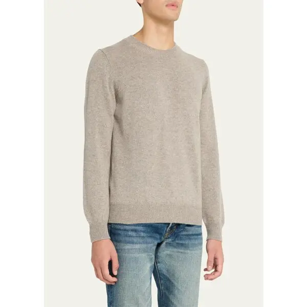 Fioroni 3-ply Cashmere Crewneck Sweater
