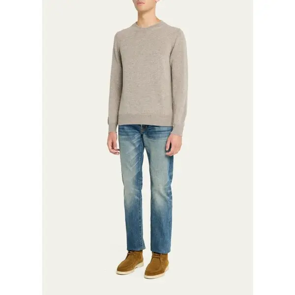 Fioroni 3-ply Cashmere Crewneck Sweater