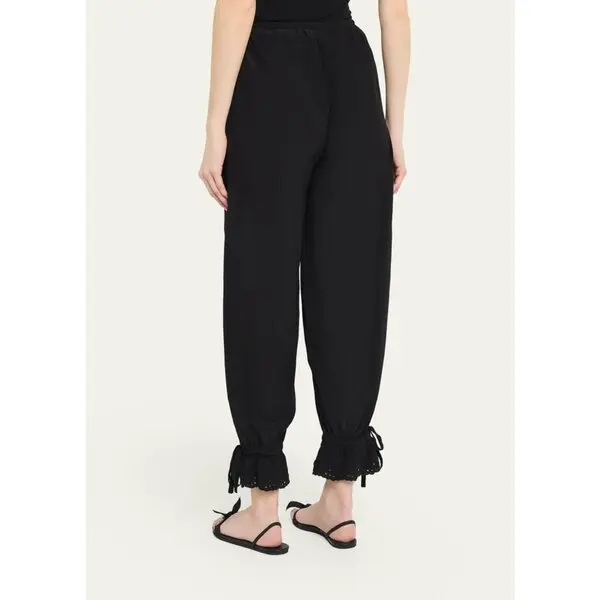 Ciao Lucia Pauli Silk Embroidered Pants