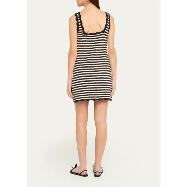 Ciao Lucia Domeka Crochet-knit Mini Dress