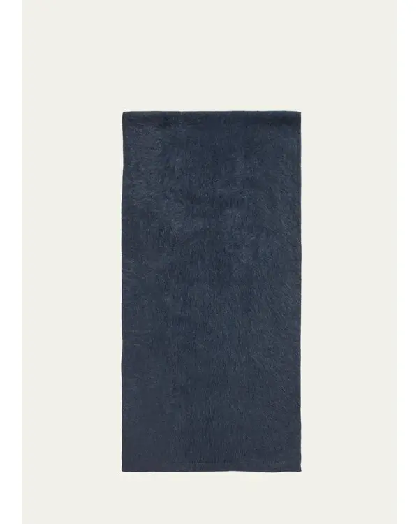 LISA YANG Brushed Cashmere And Silk Scarf - Night Fall