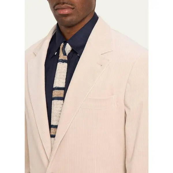 Brunello Cucinelli Carded Wool Single-breasted Sport Coat