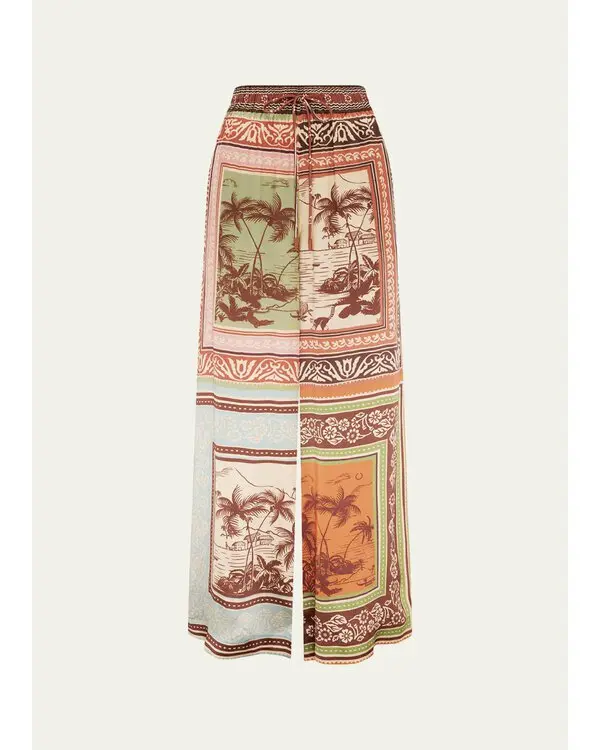 ALEMAIS Alberta Silk Pants