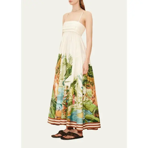ALEMAIS Toucan Tango Midi Dress