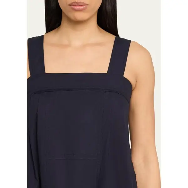 3.1 Phillip Lim Square-neck Cotton Midi Dress