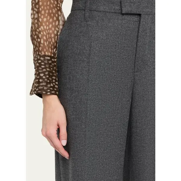 Brunello Cucinelli Cashmere-wool Wide-legs Trousers