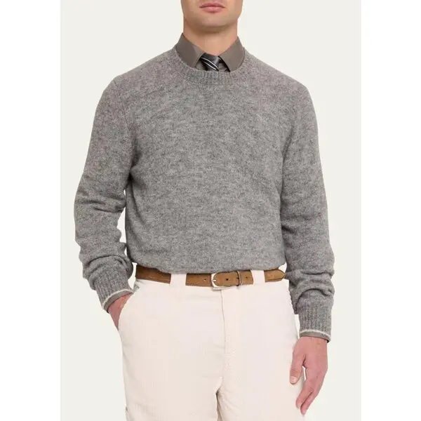 Brunello Cucinelli Alpaca-blend Crewneck Sweater